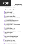 Nomes de 100 Músculos Do Corpo Humano | PDF | Sistema Locomotor ...