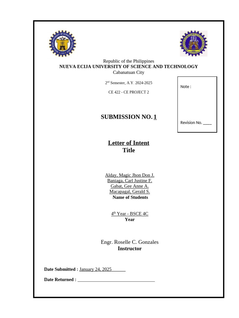 Submission Cover Page | PDF