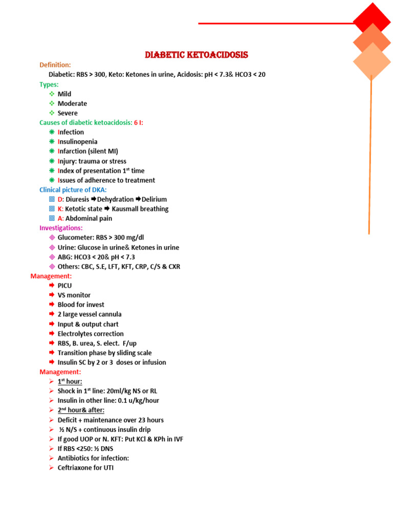 DKA | PDF | Medical Specialties | Diabetes