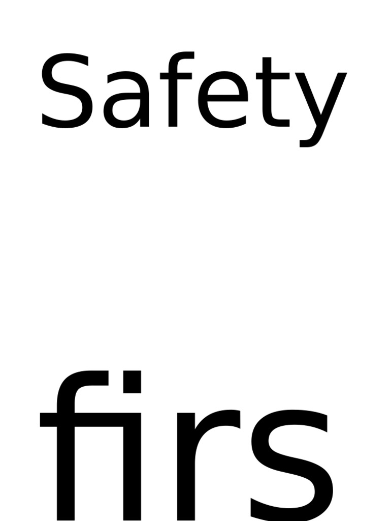 Essential Safety Guidelines and Practices | PDF