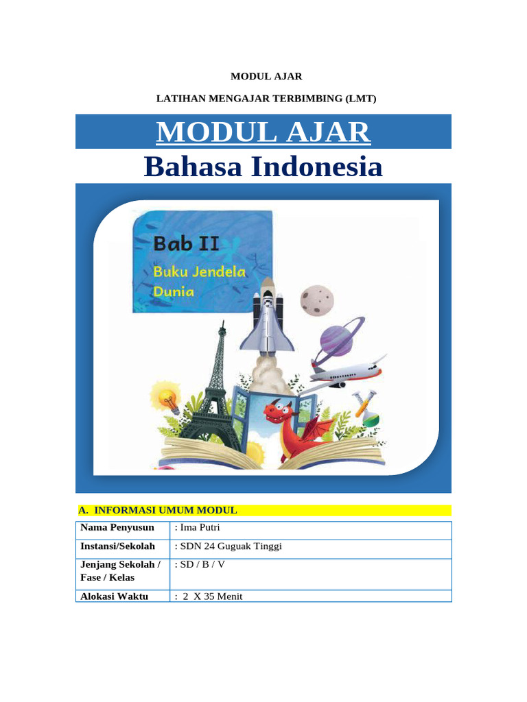 Modul Ajar LMT | PDF