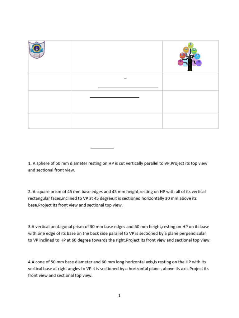 9955347-Class 11 - Eg - Sections of Solids - Aiswarya | PDF | Perpendicular | Euclidean Geometry