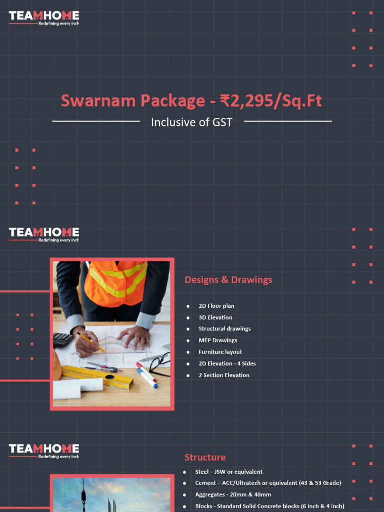 Swarnam_Package[1].-1 | PDF | Countertop | Civil Engineering