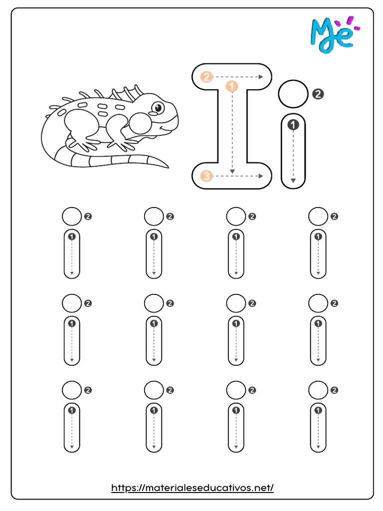 Librito completo trazos de las vocales - vocal i | PDF