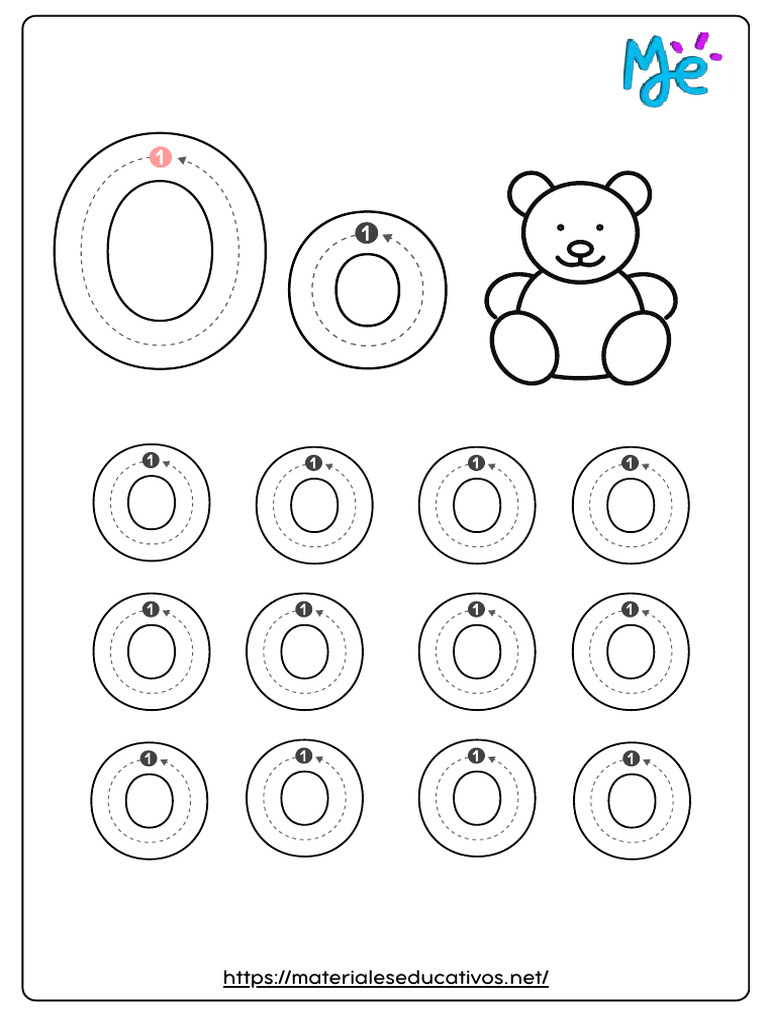 Librito completo trazos de las vocales - vocal o | PDF