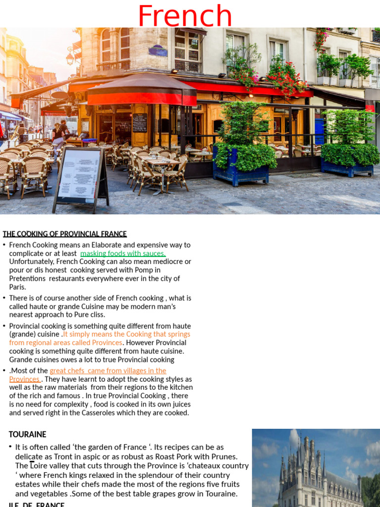 French PPT 1 | PDF
