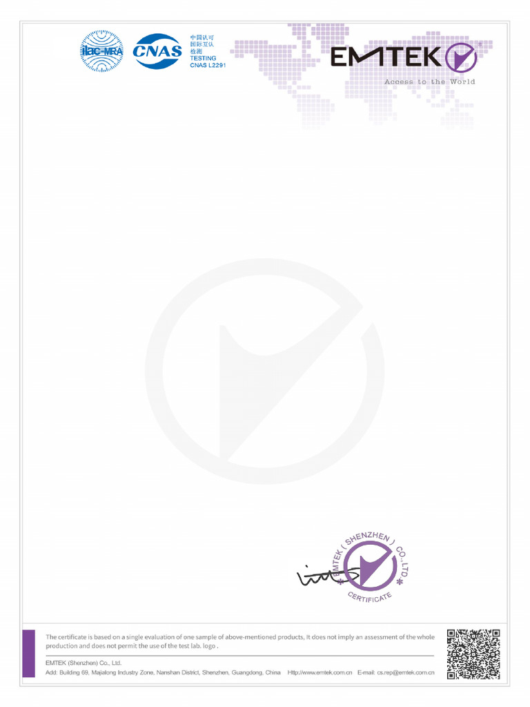 HYP系列产品UKCA CE-EMC EN-61000认证证书 | PDF