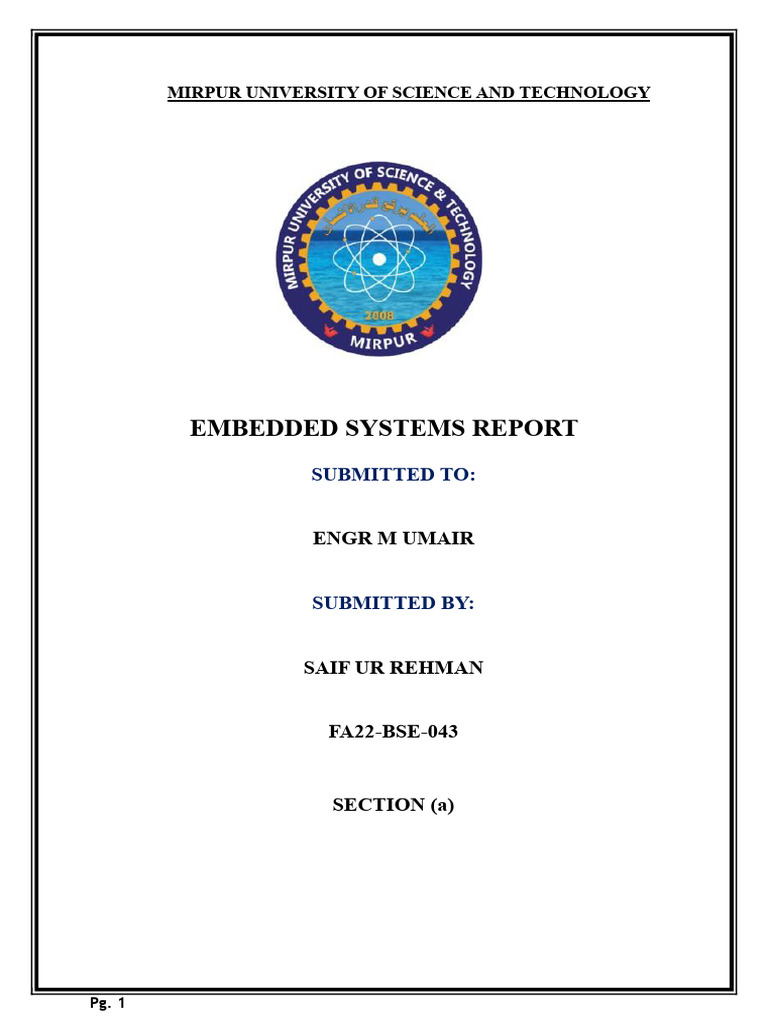 Embedded Report 043 | PDF | Microcontroller | Calculator