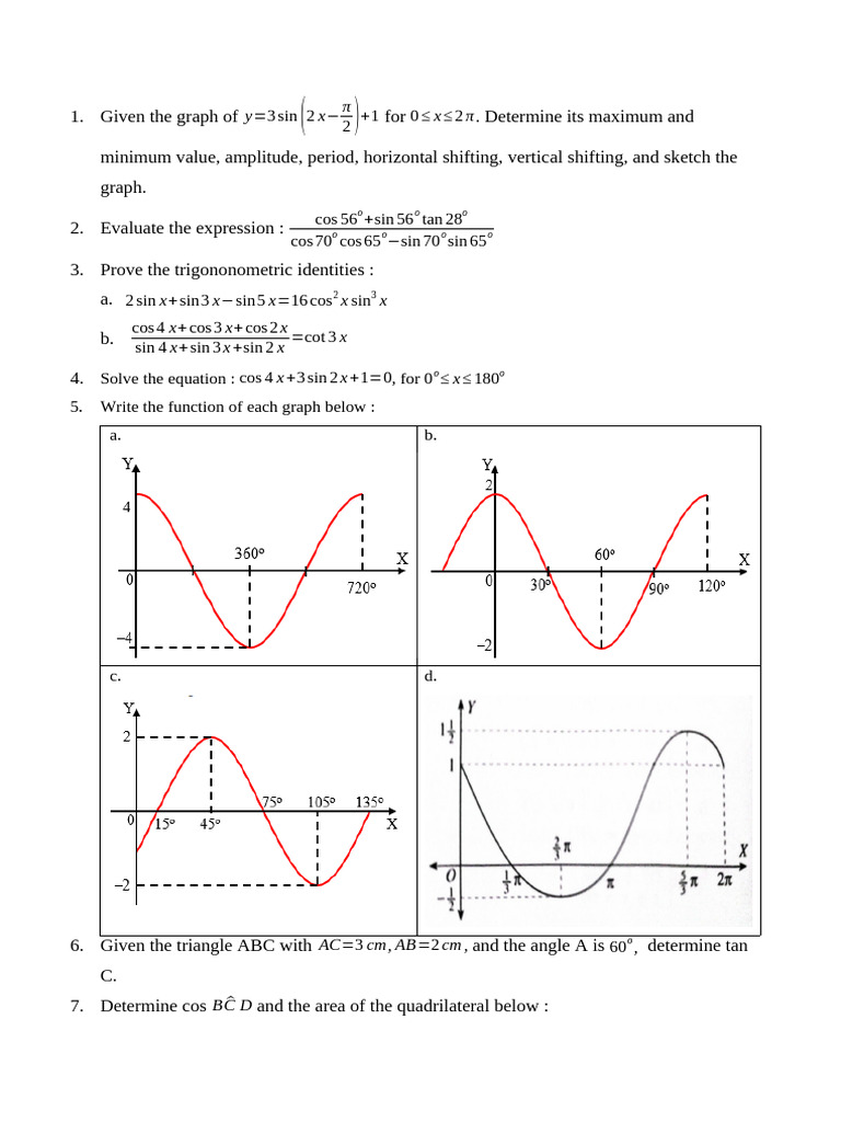 Prep Trigonometry | PDF