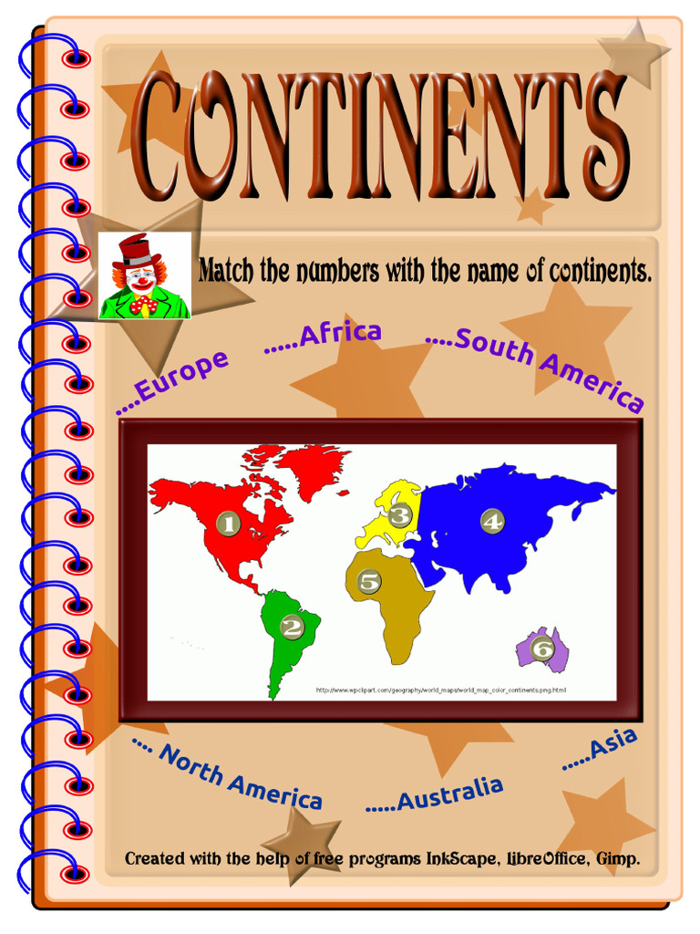 Continents Flashcards Fun Activities Games 19761 | PDF