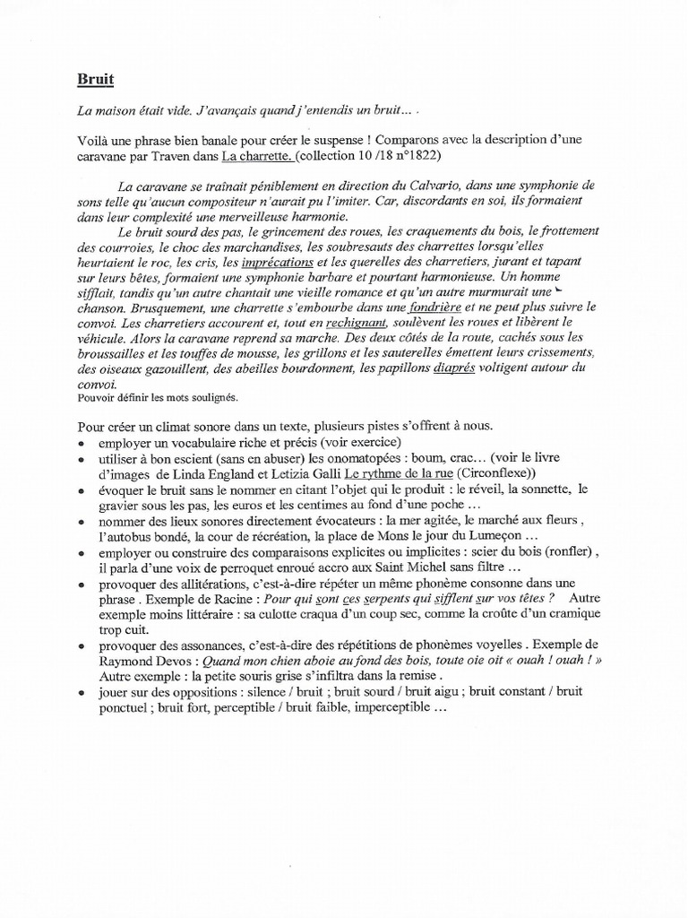 Bruits Et Couleurs | PDF