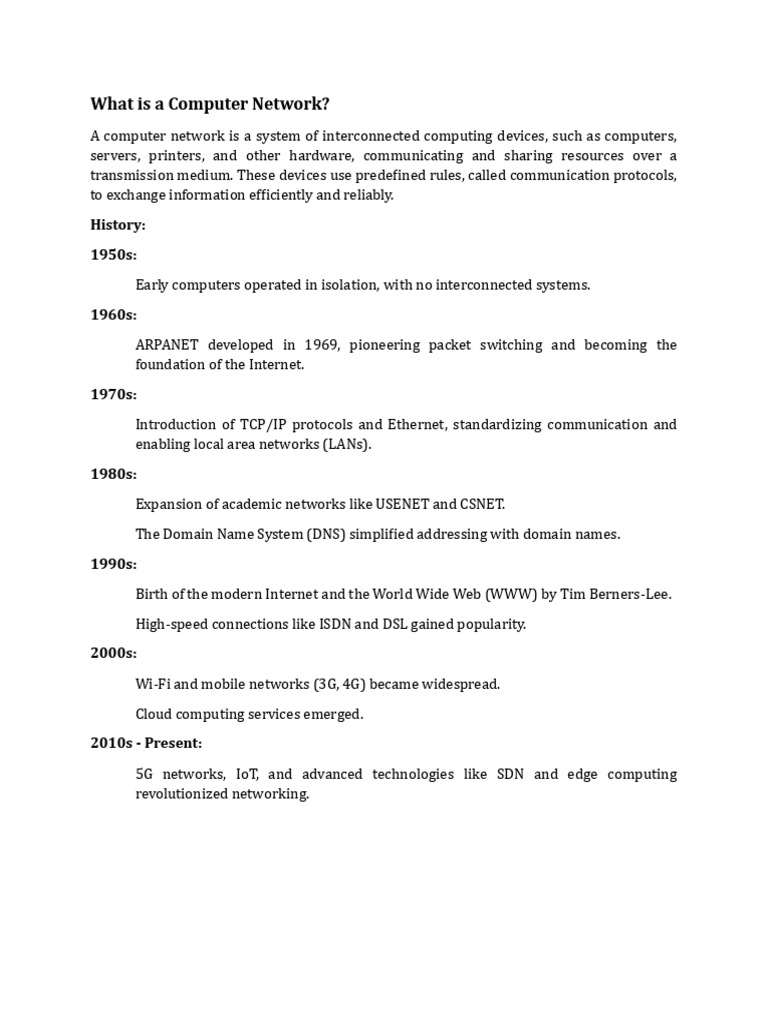 Networking Notes Capter 1 | PDF | Computer Network | Osi Model