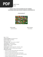 Proiect Tematic Primavara Anotimpul Armoniei | PDF