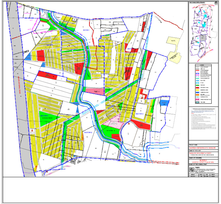 Nadaprabhu Kempegowda Layout Block 4 Plan | PDF