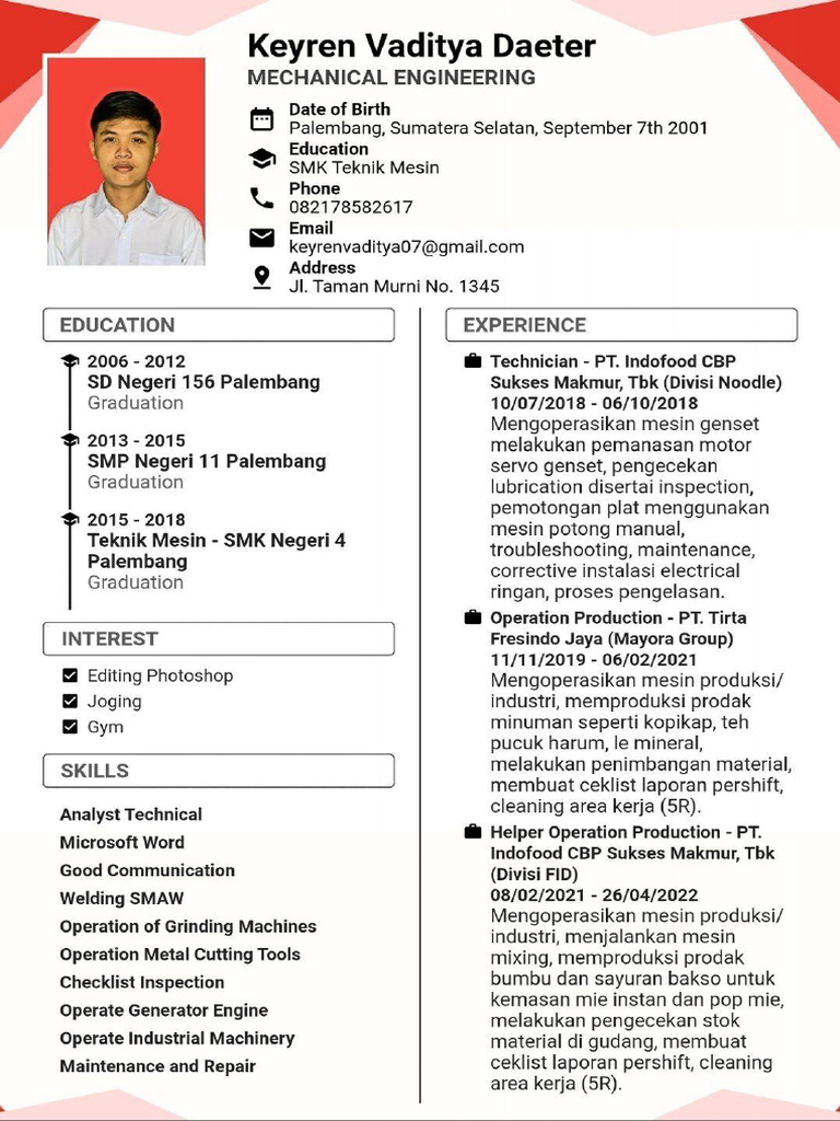 Curicullum Vitae (CV) | PDF