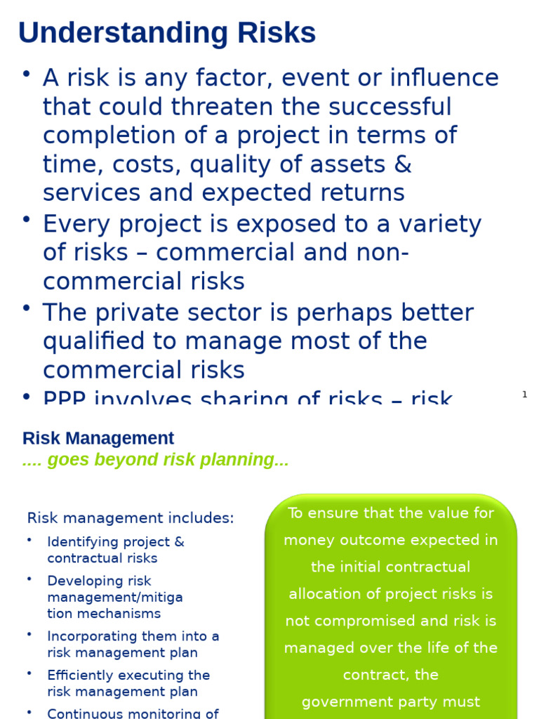PPP Uncertainties & Risk | PDF | Risk Management | Risk