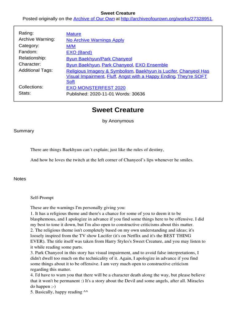 Sweet Creature | PDF