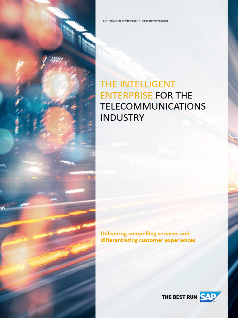 The Intelligent Enterprise For The Telecommunications Industry | PDF ...