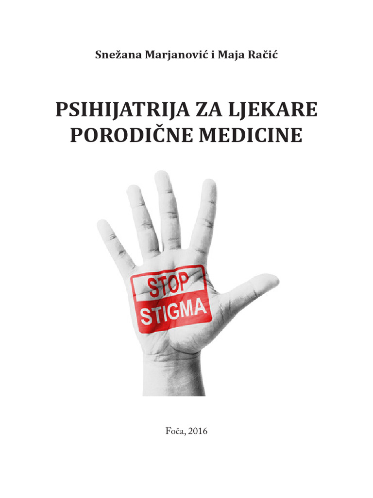 Psihijatrija Za Ljekare | PDF