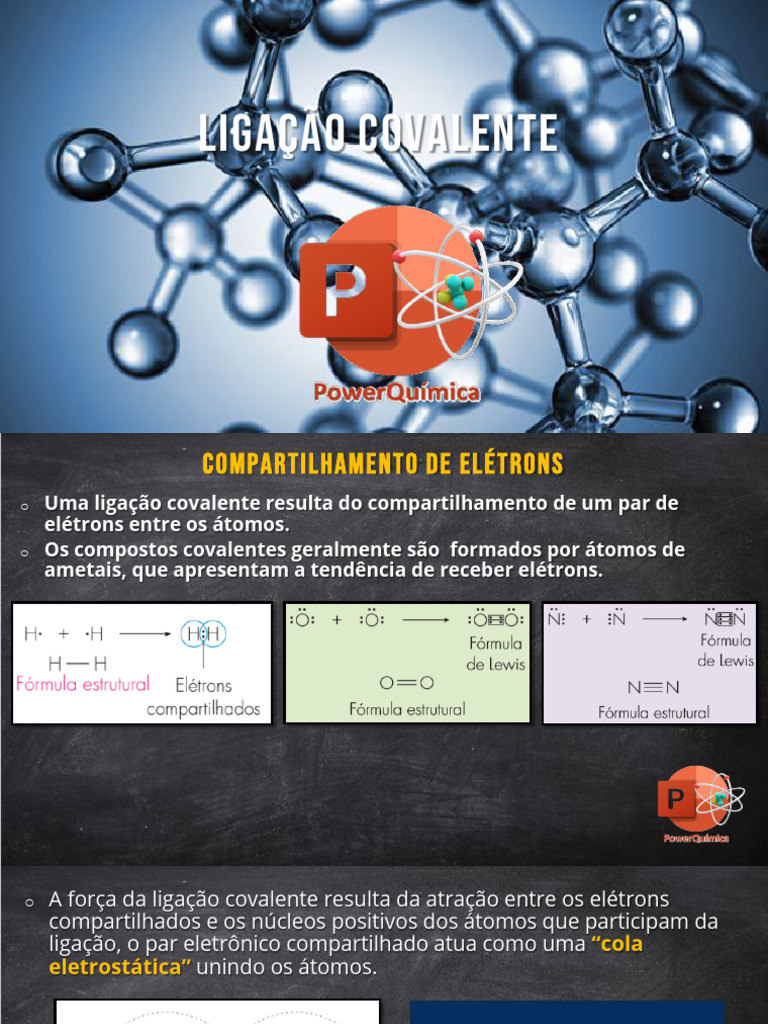 Entendendo a Ligação Covalente e Tipos | PDF | Ligação química ...
