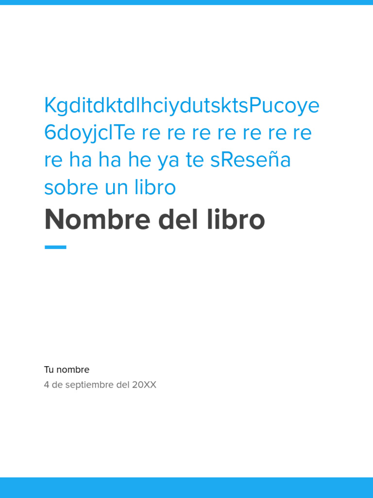 Reseña de Libro-1 | PDF