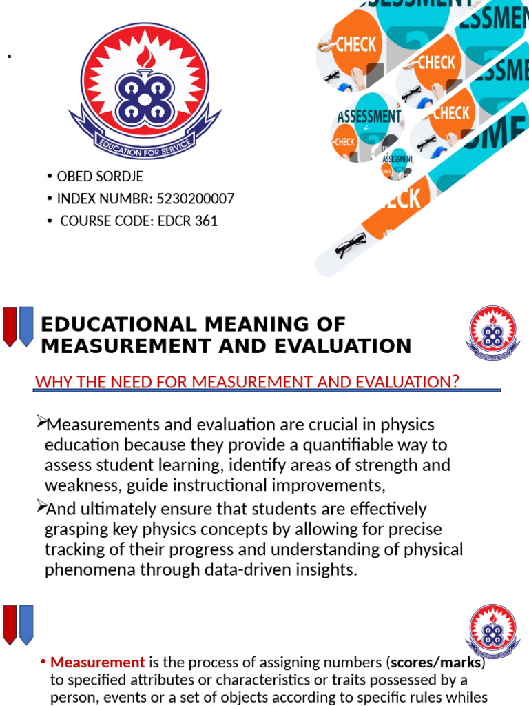 Measurements and Evaluation | PDF | Educational Assessment | Learning