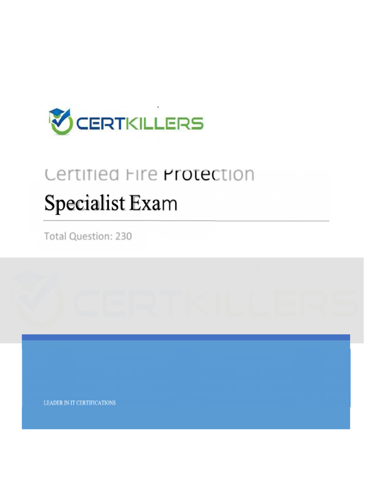 Past Questions NPFA-CFPS | PDF | Combustion | Fires