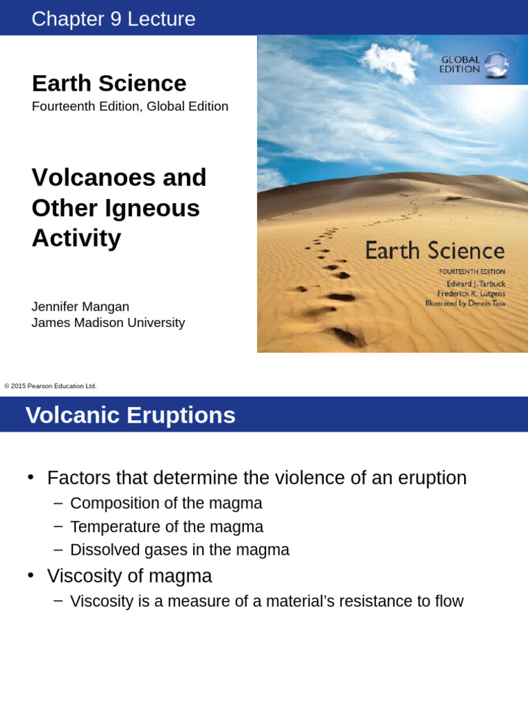 CH09 Volcanoes and Other Igneous Activity (1) | PDF | Magma | Volcano
