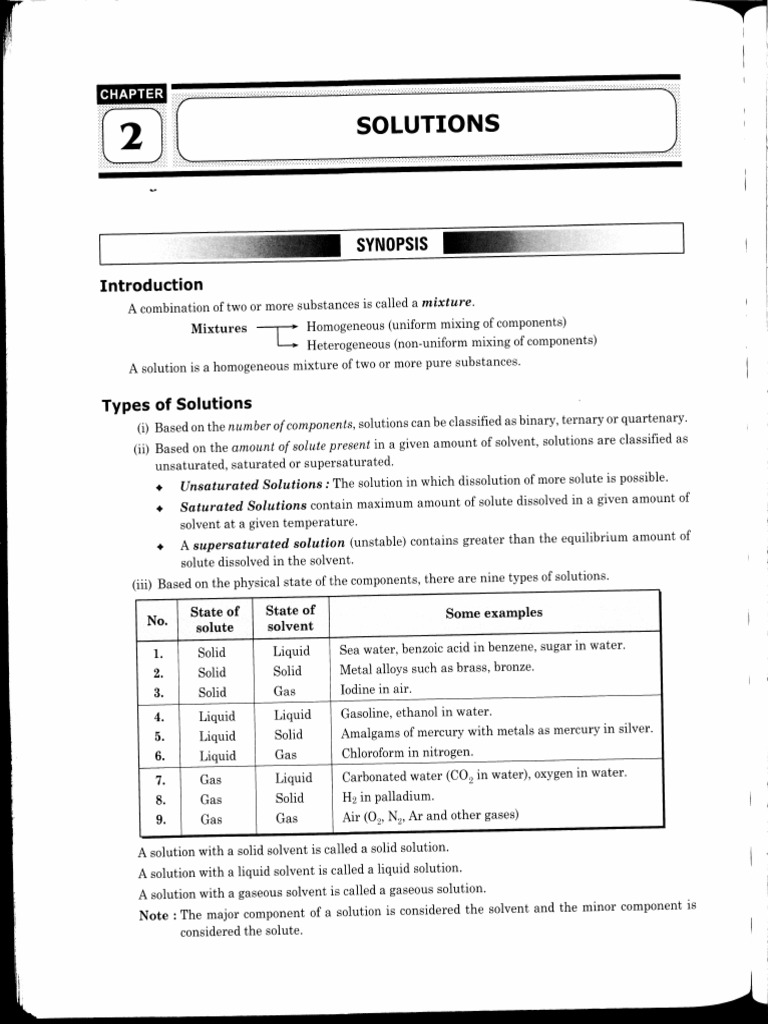 Understanding Solutions and Their Properties | PDF | Materials ...