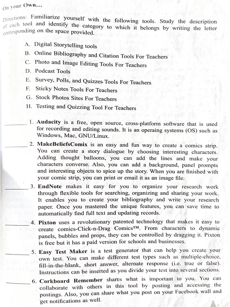 EdTech Activity | PDF