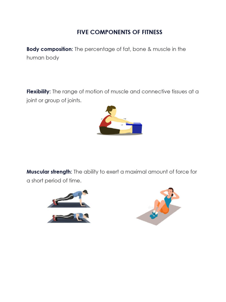 Five Components of Fitness | PDF