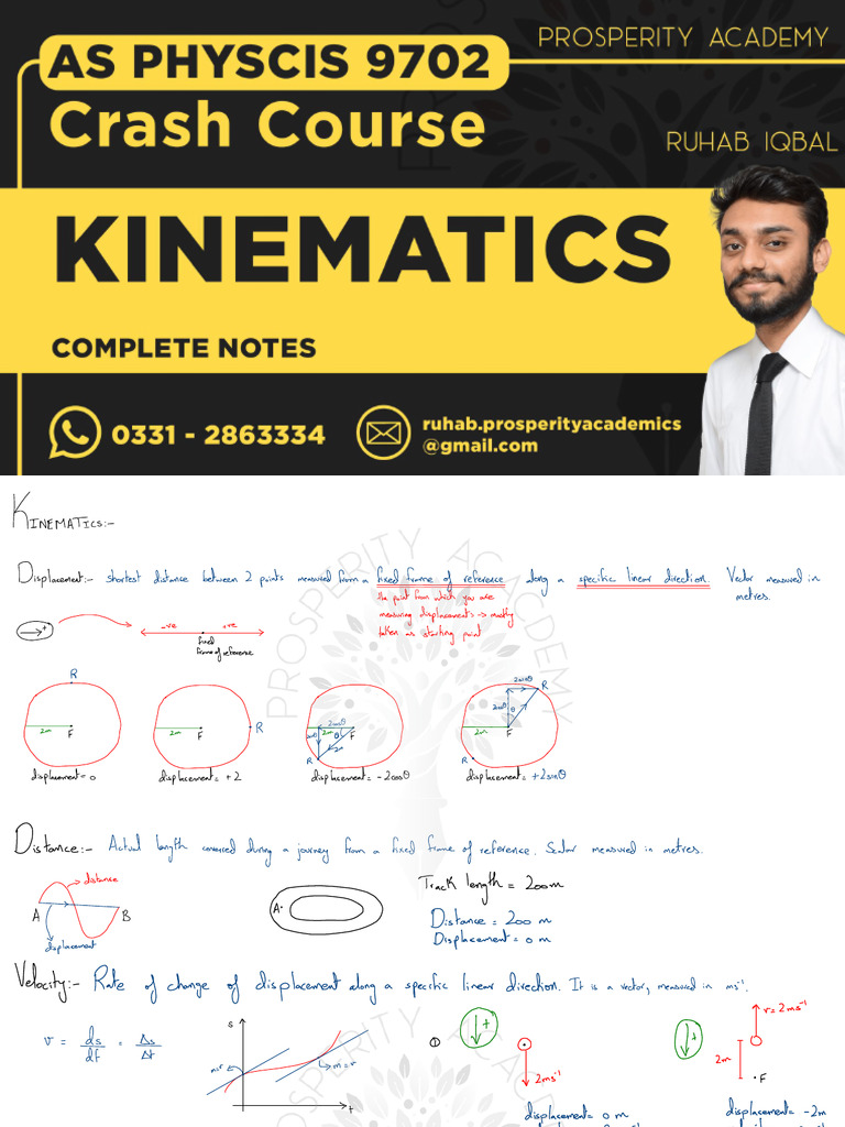 Kinematics | PDF