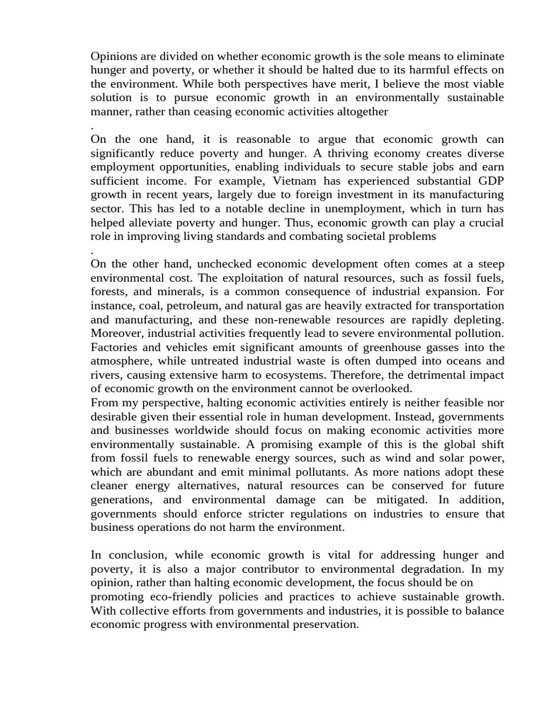 Economic growth | PDF | Economic Growth | Sustainability