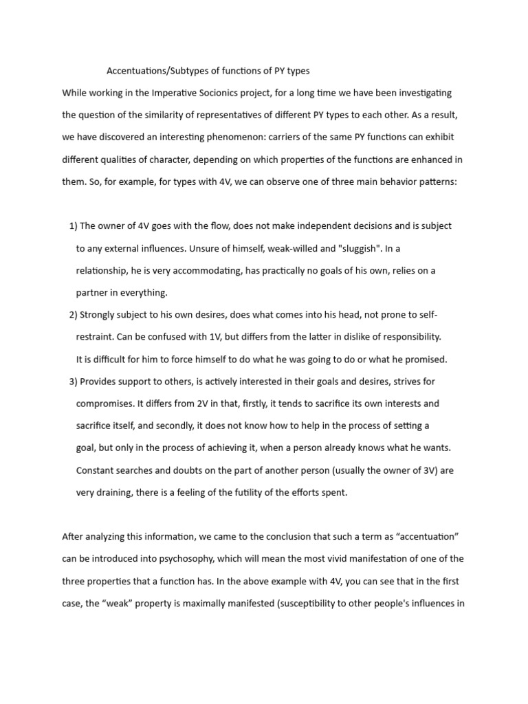 Psychosophy Subtypes | PDF | Thought | Knowledge