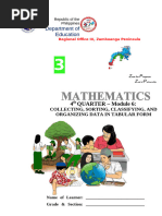 Organizing Data in Tabular Form | PDF