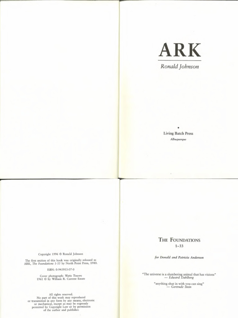 Johnson Ronald - ARK Text | PDF | Eye | Retina