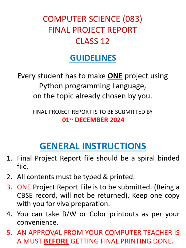 12 Project Guidelines 24-25 | PDF | Computer Engineering | Information ...