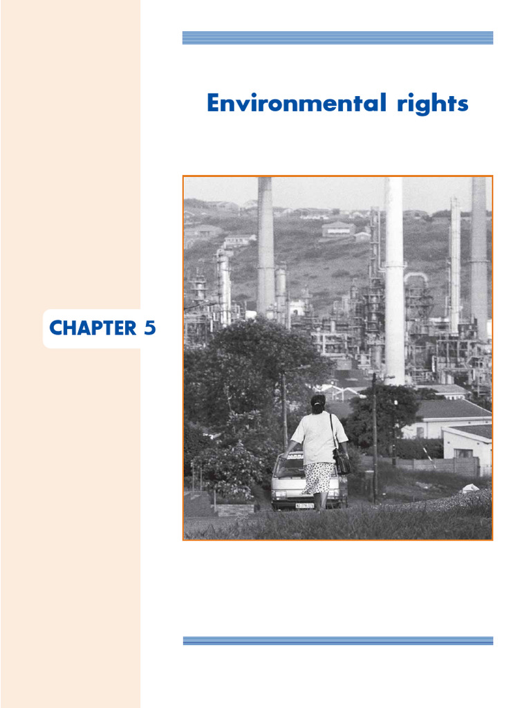 Chapter 5 - Environmental Rights | PDF