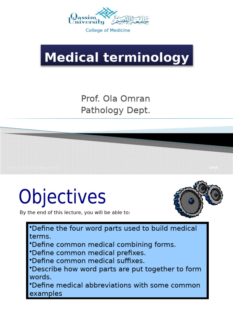 Medical Terminology 1446 | PDF | Medicine | Medical Specialties