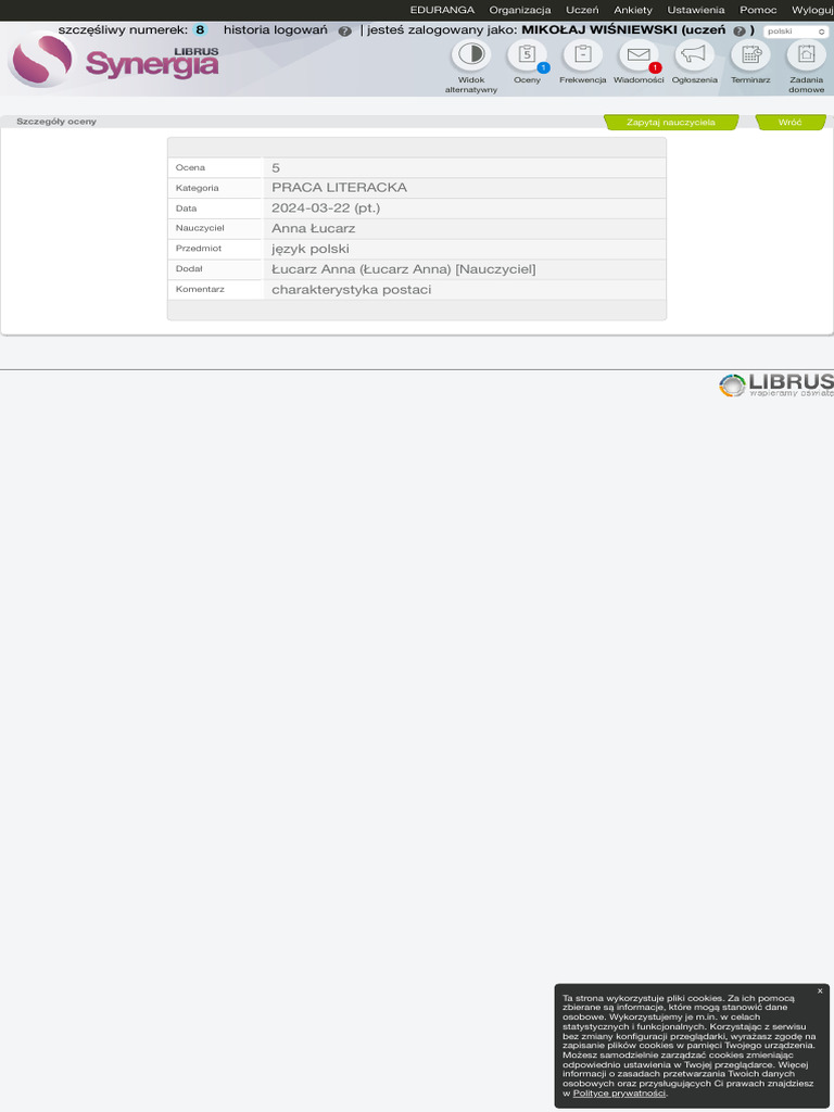 LIBRUS Synergia 16 | PDF
