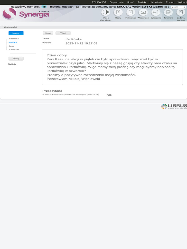 LIBRUS Synergia 11 | PDF