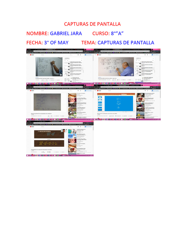 Capturas de Pantalla o39291 | PDF