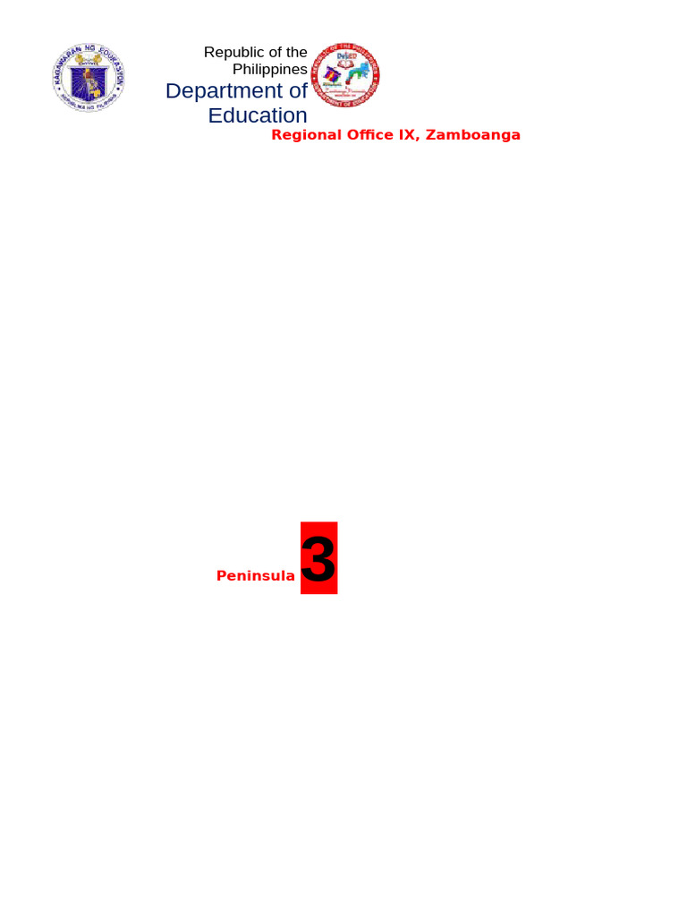 ESP 3 - 4Q - Reg - Module 1 | PDF