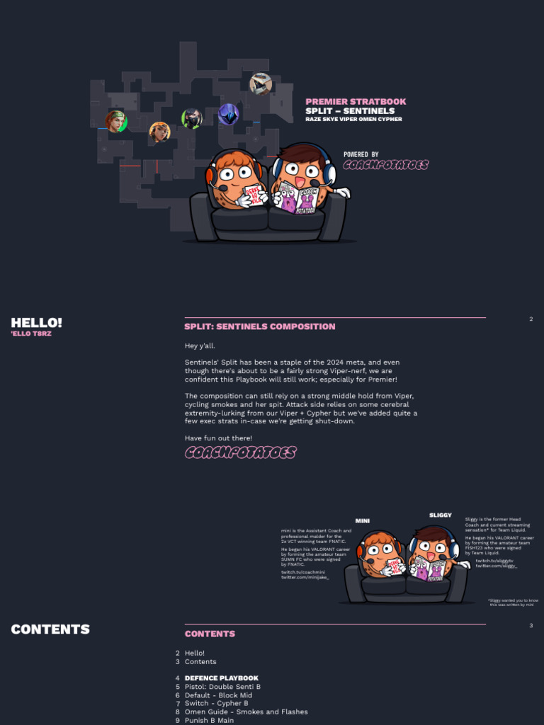 Coach Potatoes - Split Sentinels | PDF