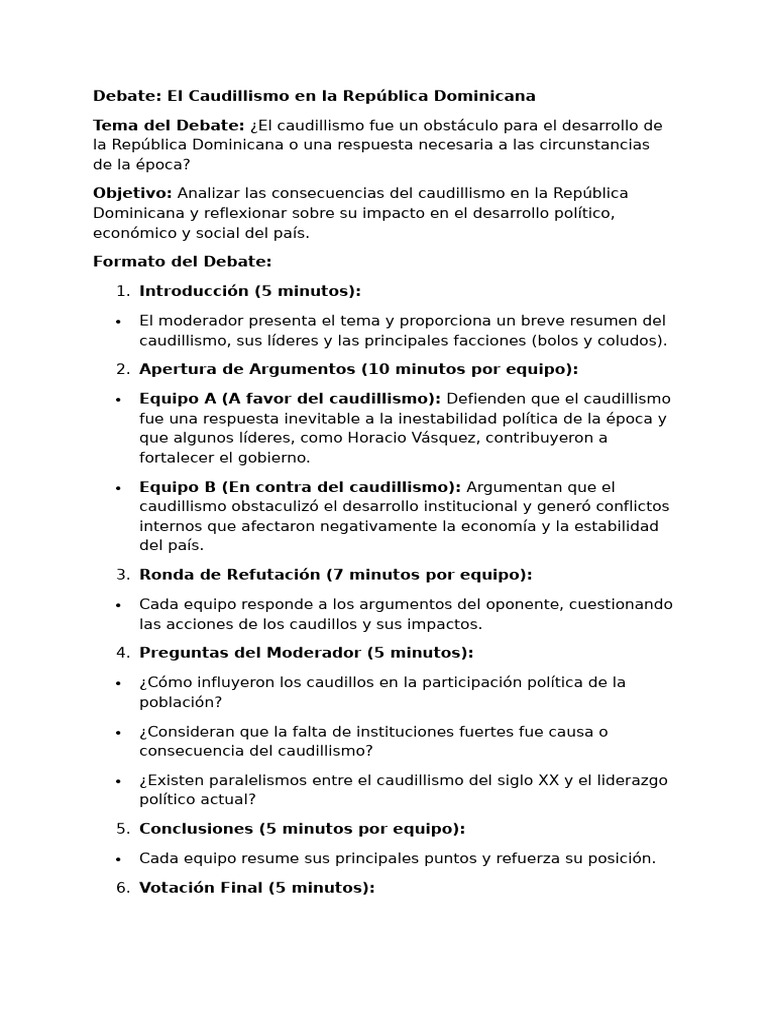 Material para El Debate de Los Bolos y Coludos. | PDF