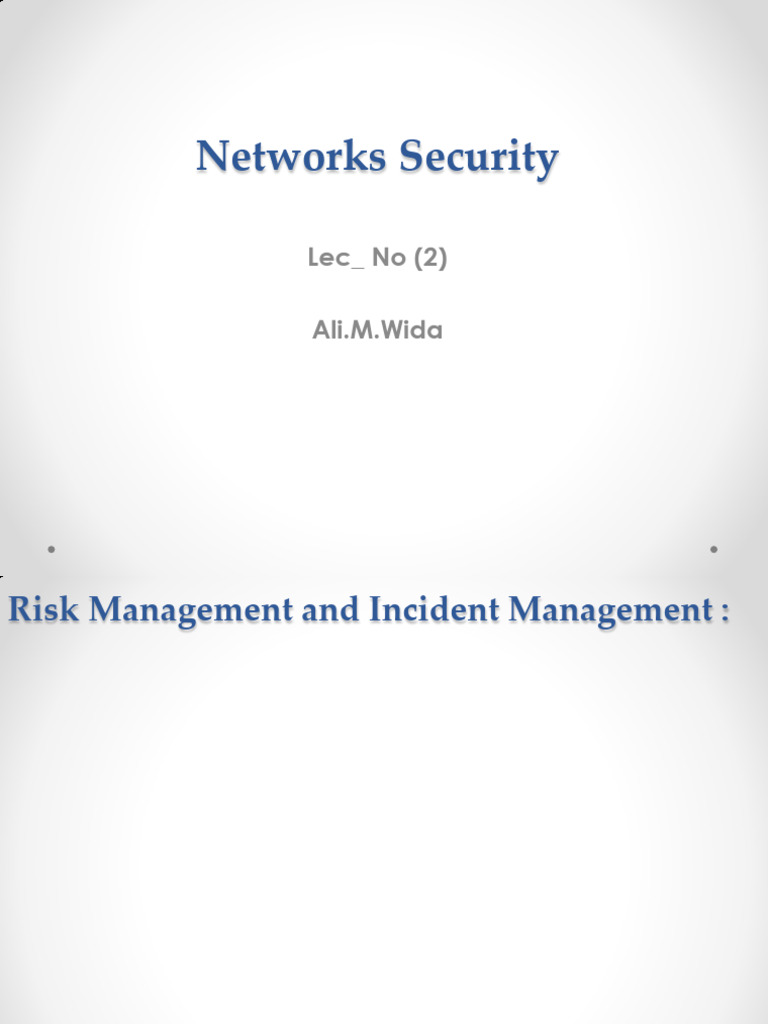 Network Security Lec 2 | PDF | Computer Virus | Malware