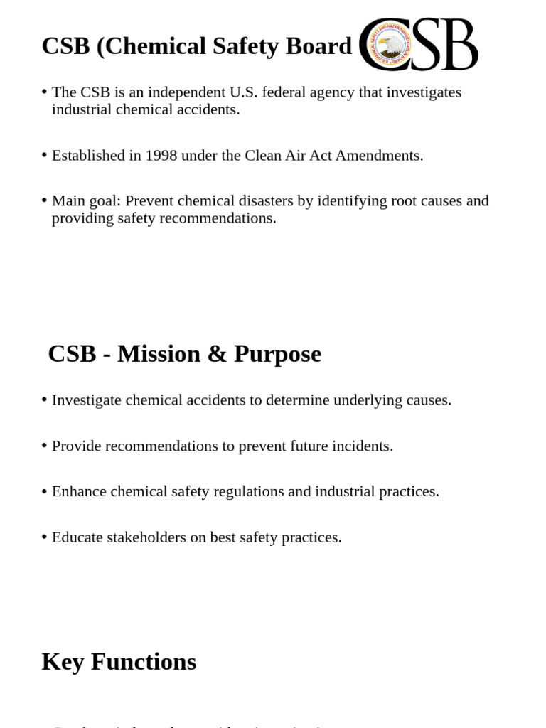 Chemical Safety and Standards Overview | PDF | Sustainability ...