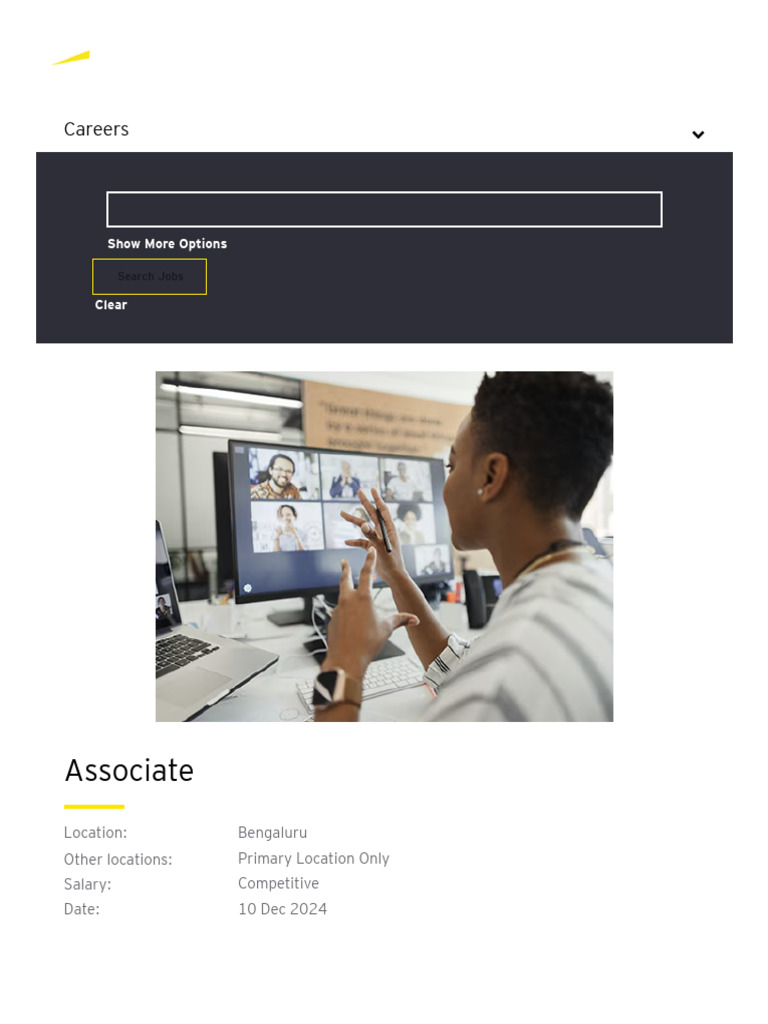 EY Associate Analyst Job Overview | PDF | Risk Management | Knowledge
