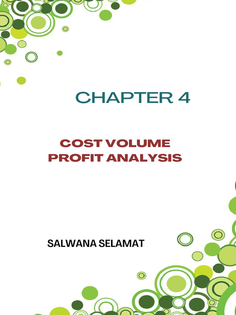 Maf201 Chapter 4 Cost Profit Volume Analysis Notes | PDF | Business ...