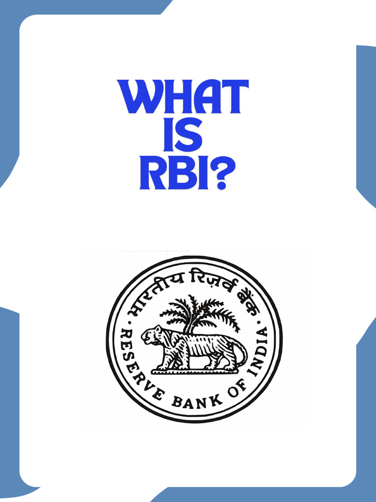 What Is Rbi | PDF